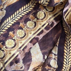Versace | Shirts | Vintage Gianni Versace Silk Leopard Animal Print ...